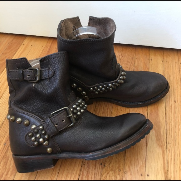Ash | Shoes | Ash Vicious Studded Motobiker Boots 75 | Poshmark